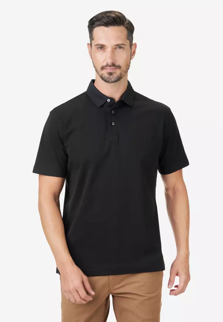 Buy Valentino Rudy Valentino Rudy Italy Men Basic Jersey Polo Tee ...