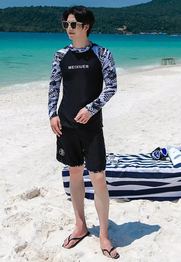 Buy LYCKA LLL3055 Korean Style Men Rash Guard 3-Pieces Set Multi 2025 ...