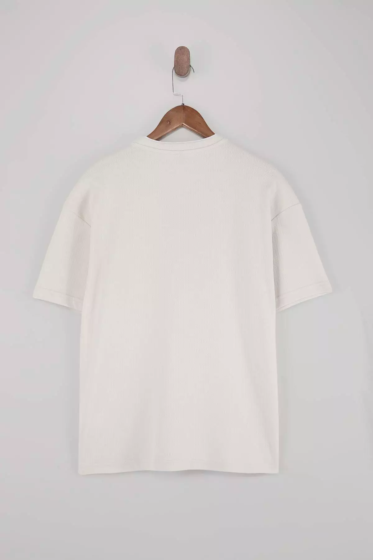 Buy Trendyol Stone Oversized /Wide Cut Textured T-Shirt Tmnss26Ts00017 ...