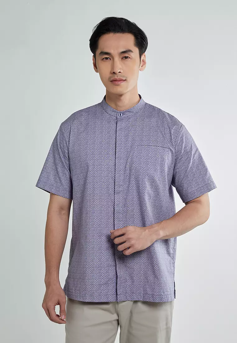 Jual KAMI Kami Orva Raya Short Sleeve Koko Blue Original 2025 | ZALORA Indonesia