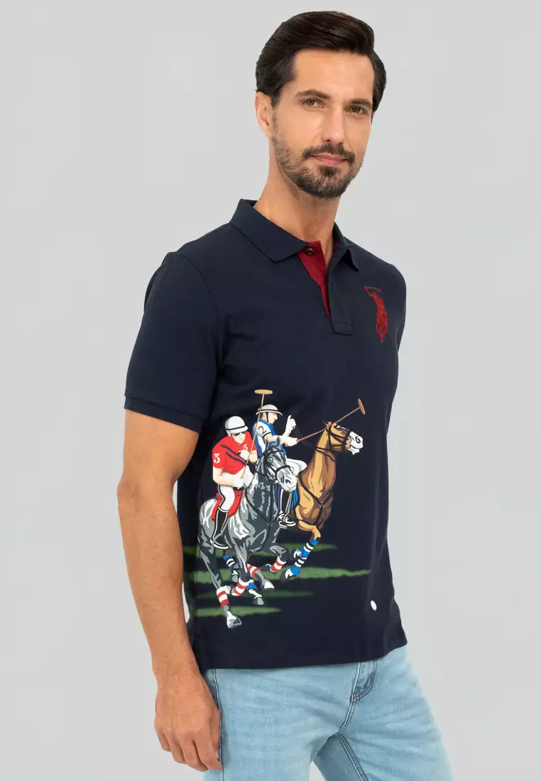Buy POLO HAUS Polo Haus Men’s Signature Fit CNY Theme Polo Shirt ...