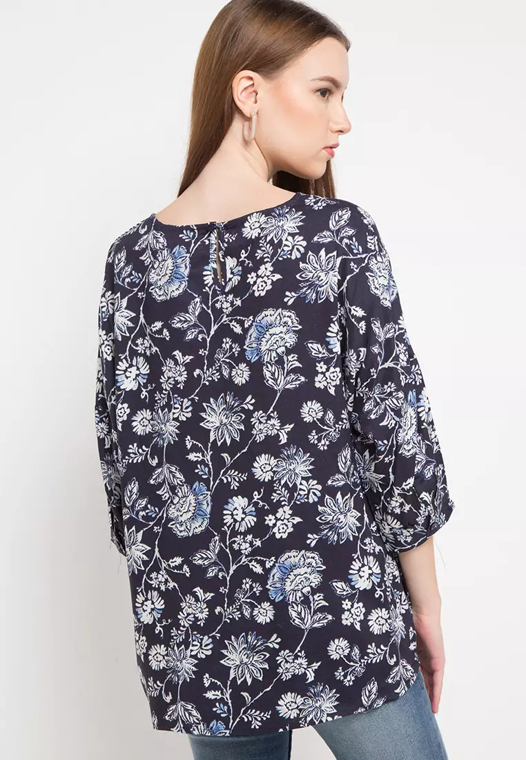 Jual Point One DOROTHY Floral Blouse Original 2024 | ZALORA Indonesia