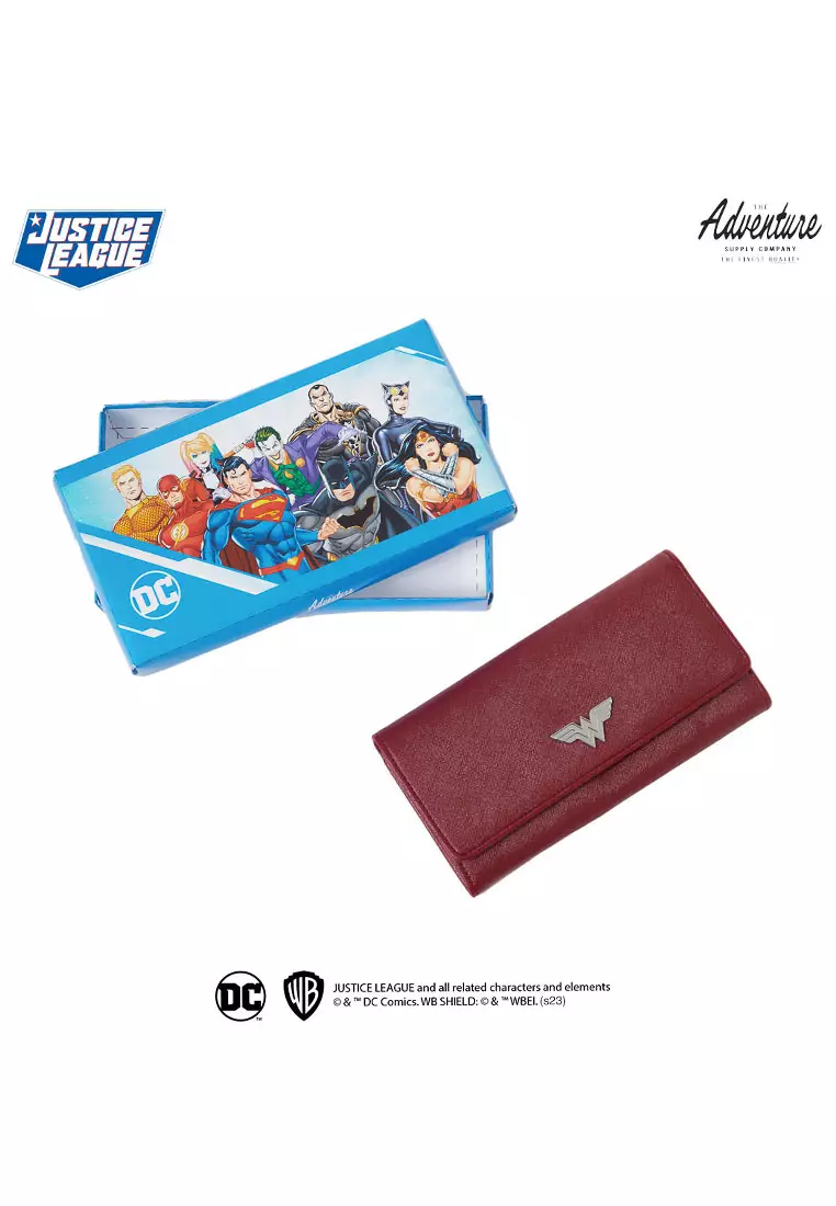 Buy The Adventure DC Collection Justice League Long Wallet Dew - Wonder ...