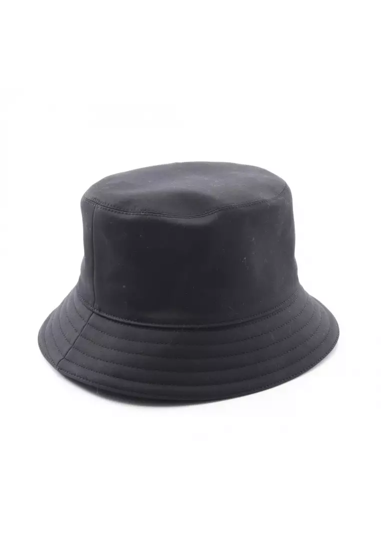 Buy Hermès Pre-Loved Hermès Harper Emil bucket hat hat canvas black ...