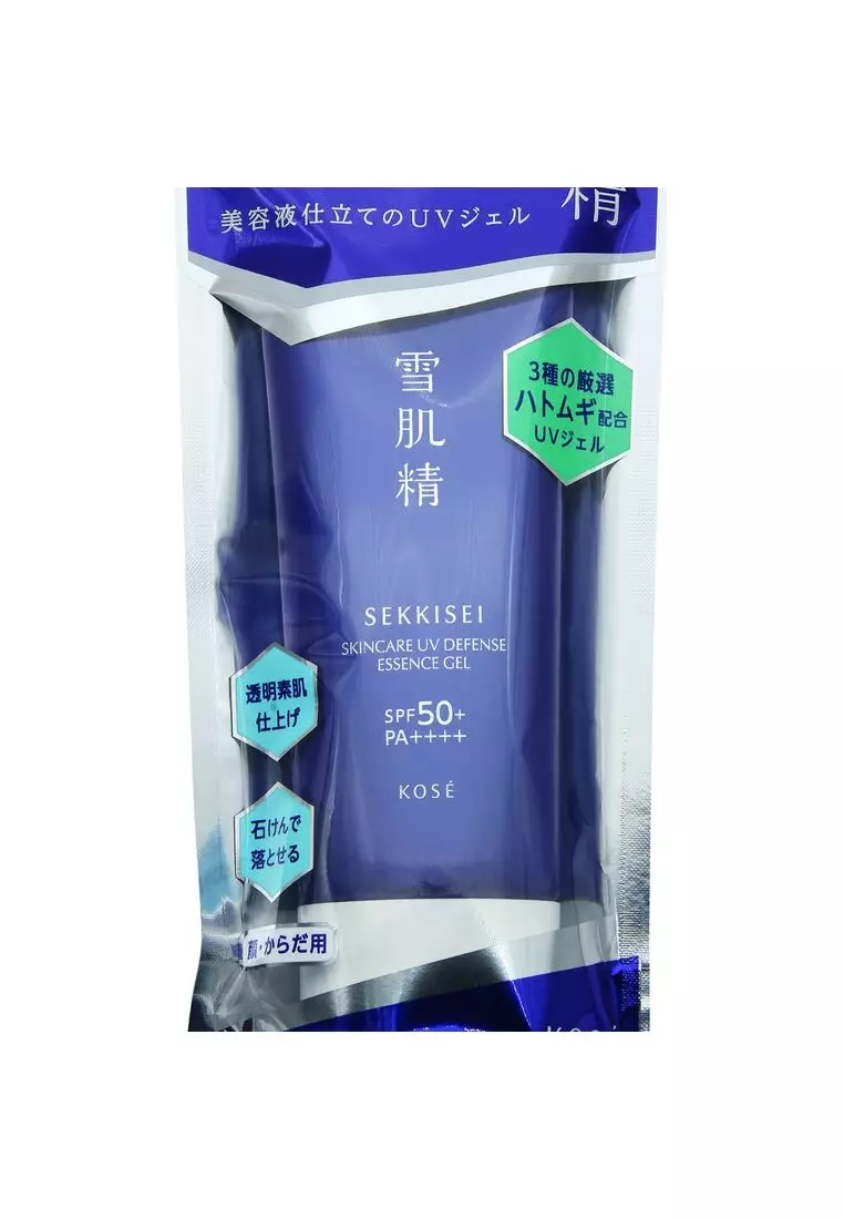 Buy Kosé KOSE Sekkisei Skincare UV Defense Essence Gel SPF50+ PA++++ 90g 2024 Online | ZALORA