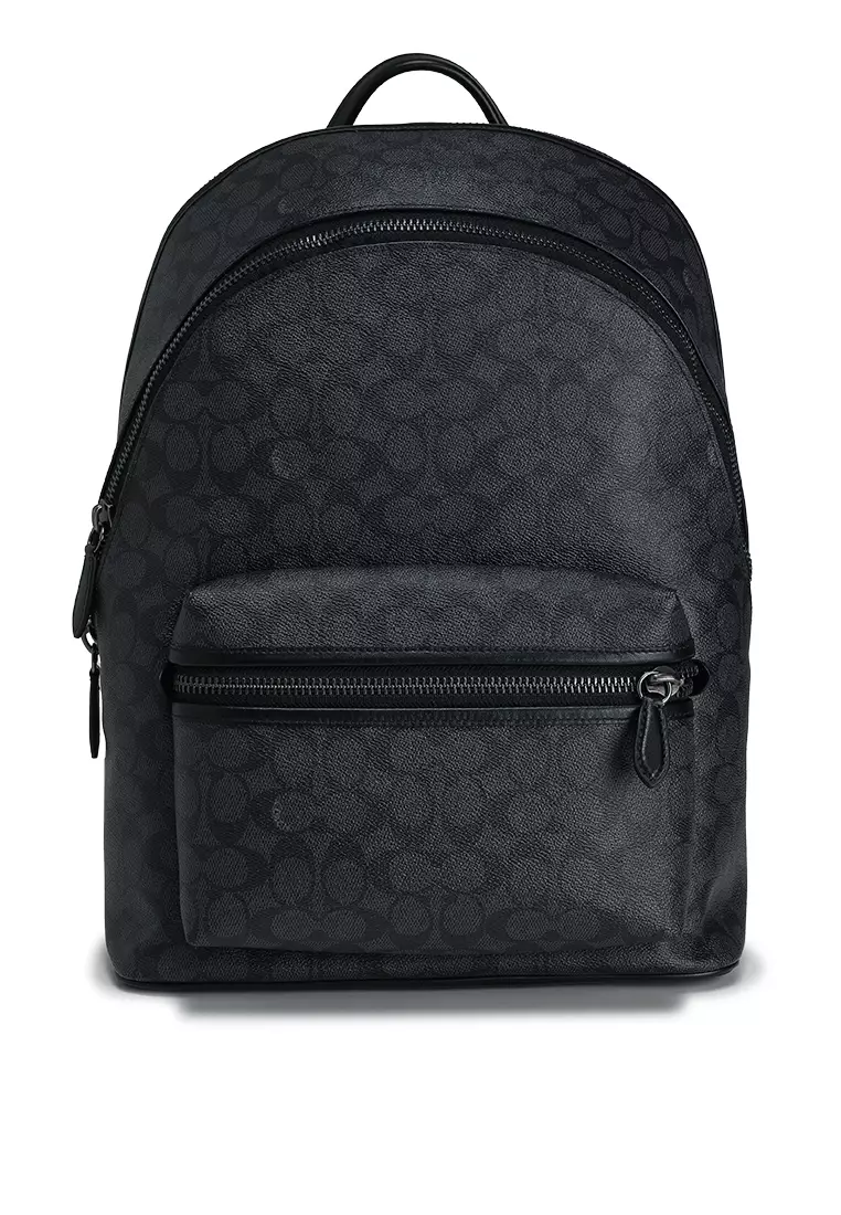 Coach Charter Backpack In Signature Canvas (cq) 2025 | Buy Coach Online ...