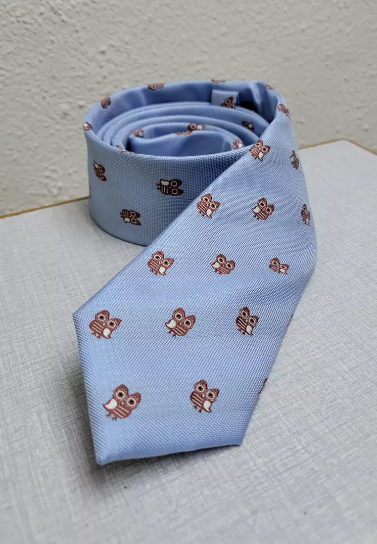 Buy Kings Collection Owl Pattern Men Tie PHKCBT2318 2025 Online | ZALORA