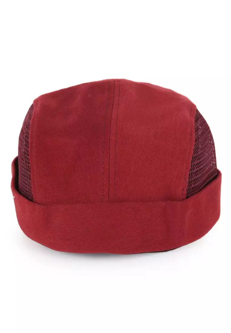 Jual ZAYIDAN Zayidan Peci Topi Muslim Pria Mikihat Jaring - Maroon ...