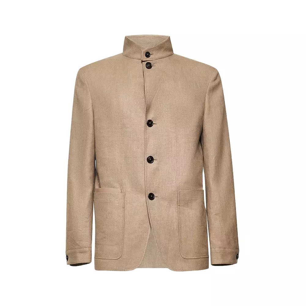 Jual Zegna Oasi Cashmere Il Conte Jacket Light Taupe Original 2025 ...