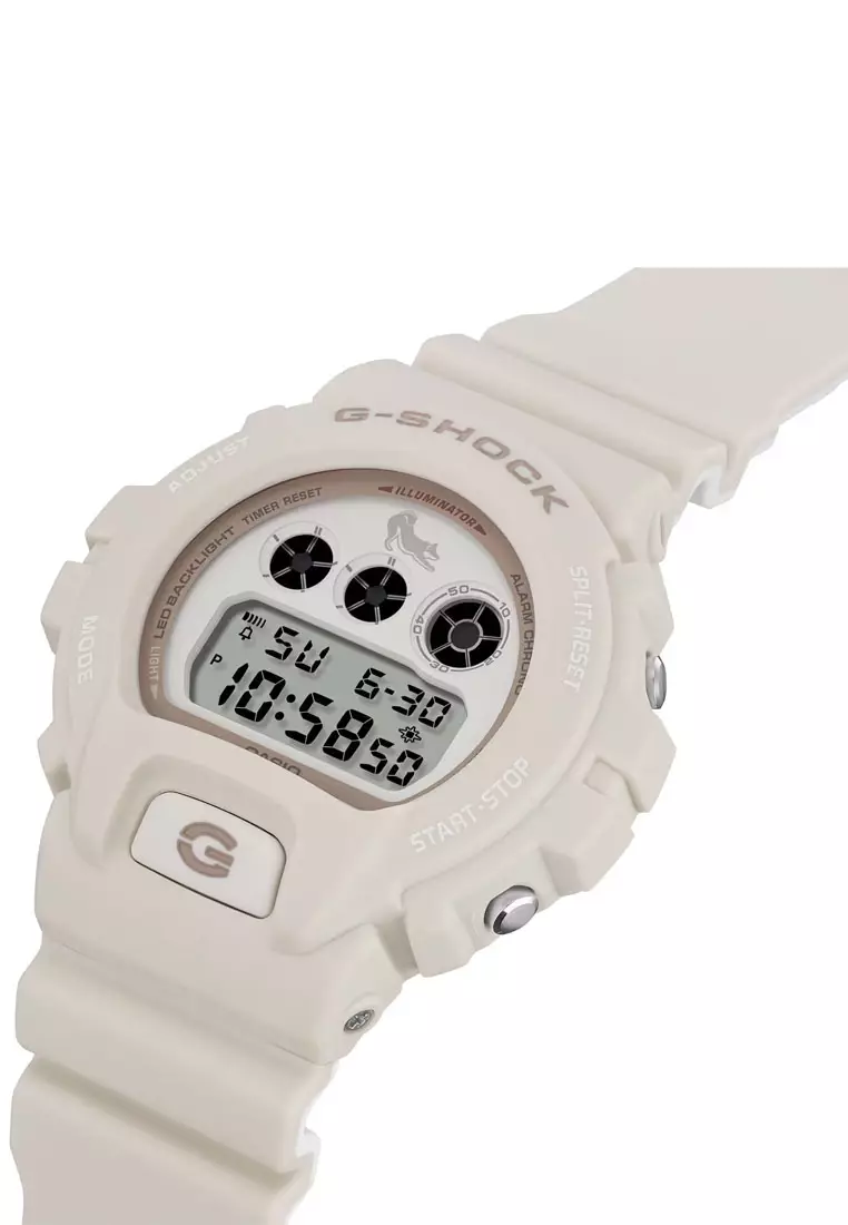 Buy Casio G-shock "White Shiro-Shiba Inu" Digital Watch DW-6900SHB-7DR ...