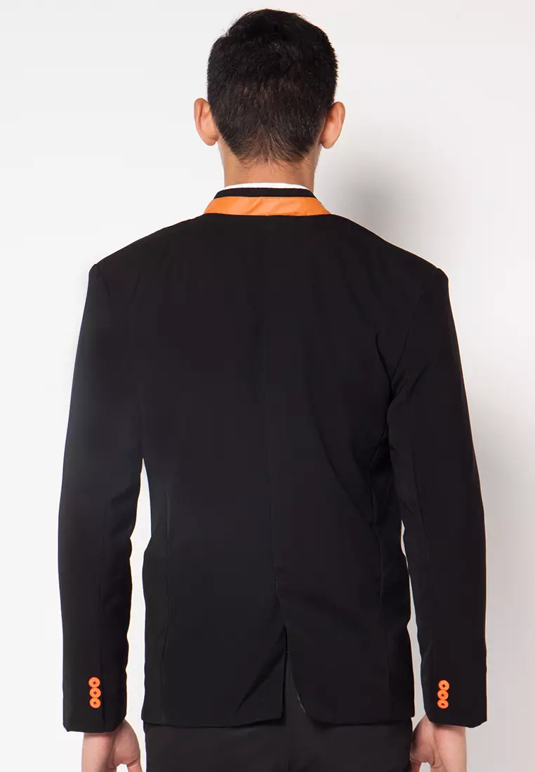 Jual Crows Denim Crows Denim - Blazer Stylish Hitam Model List Original ...