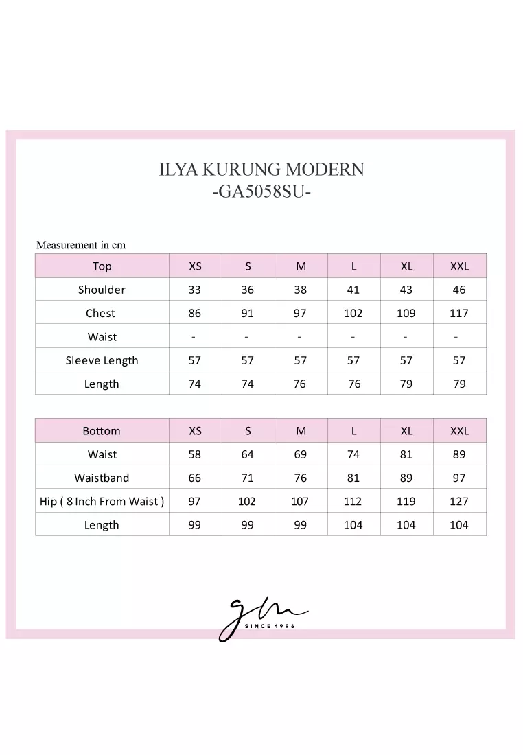 Buy Gene Martino Gene Martino Ilya Kurung Modern 5058 2026 Online | ZALORA