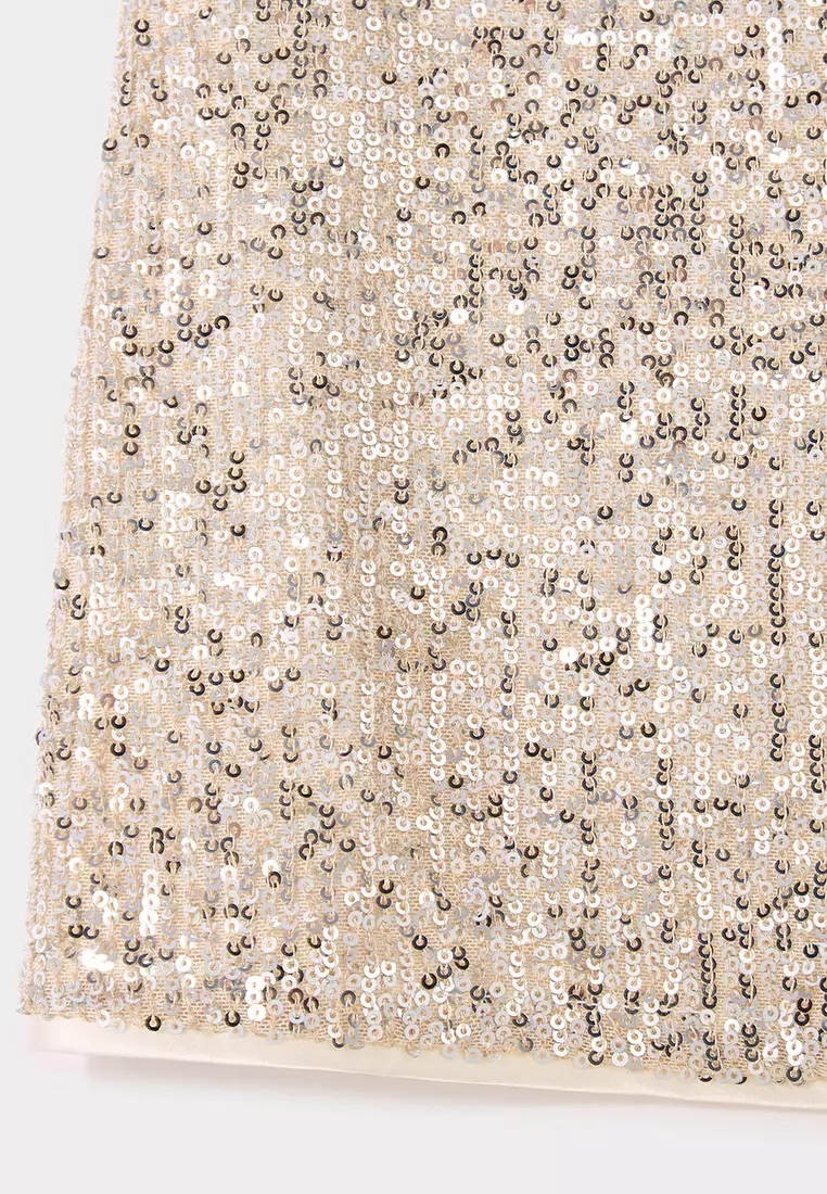 Buy GWD Ivy Sequin Flight Jacket 2025 Online | ZALORA