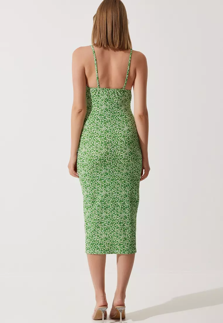 Happiness Istanbul Pattern Slit Midi Dress 2025 | Buy Happiness ...