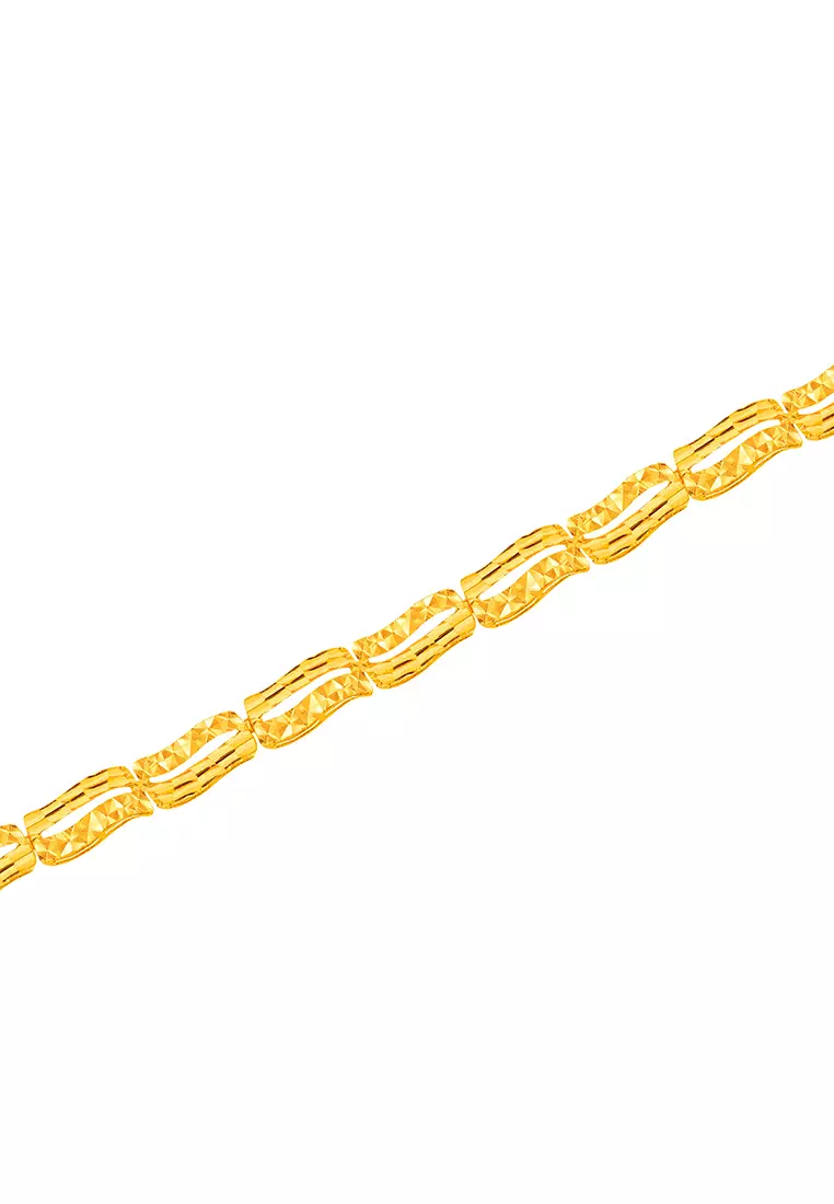 Buy MJ Jewellery 375/9K Gold Bracelet T28 2026 Online | ZALORA Philippines