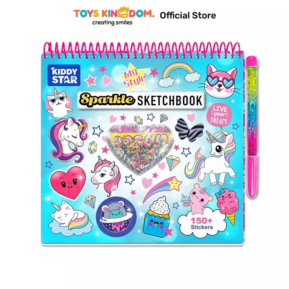 Jual TOYS KINGDOM KIDDY STAR MY ACTIVITY BOOK HEART DREAM - BIRU ...