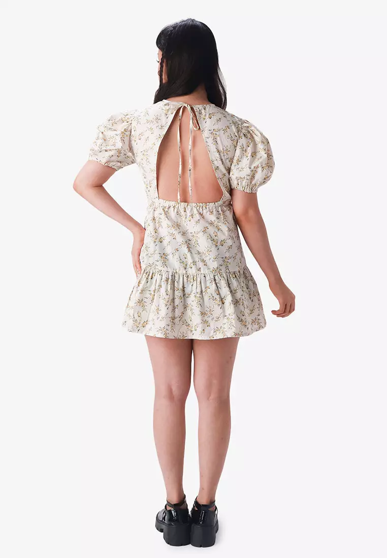 Buy JUST G Floral Open Back Dress 2025 Online | ZALORA Philippines