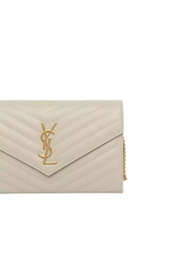 Buy Saint Laurent Monogram Chain Wallet 2025 Online | ZALORA Philippines
