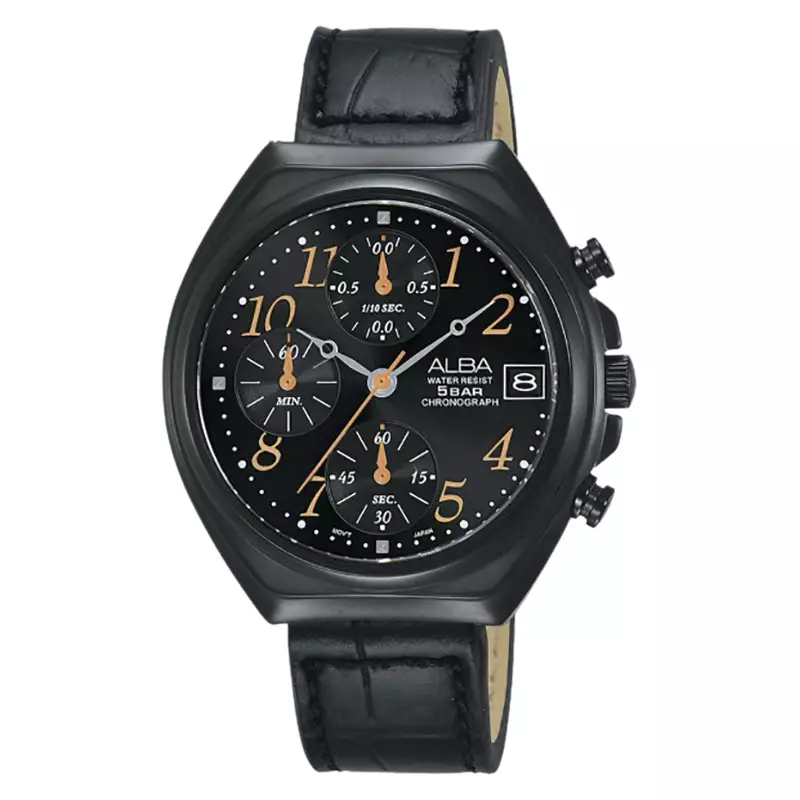 Jual Alba Jam Tangan Wanita Alba Prestige AM3497X1 Chronograph Black ...