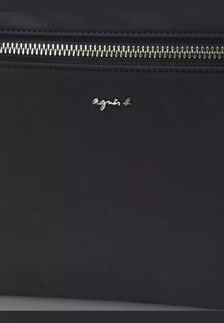 Buy agnès b. Logo Large Backpack Online | ZALORA Malaysia