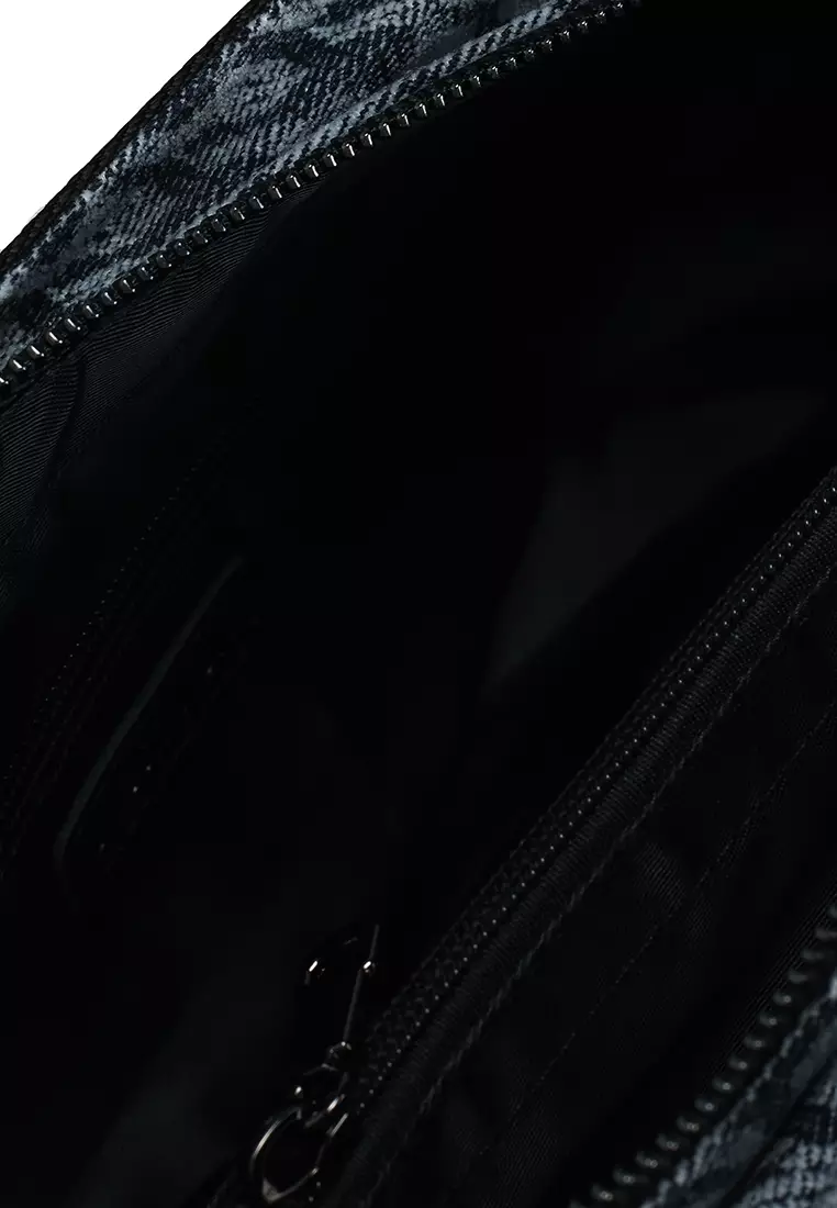 Buy Bagstation Denim Fabric Convertible Top Handle Bag 2026 Online | ZALORA