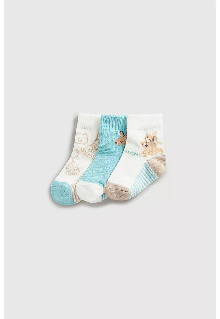 Buy Mothercare Mothercare Aussie Friends Socks - 3 Pack Online | ZALORA ...