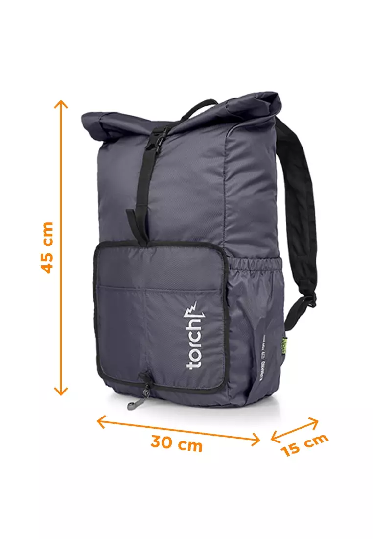 Jual TORCH.ID Torch Kumano Grey Backpack Original 2025 | ZALORA Indonesia