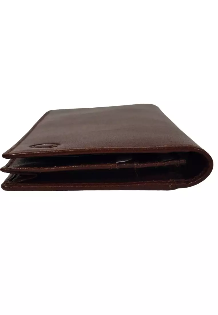 Oxhide Long Genuine Leather Wallet for Men - Brown Wallet - Men Long ...