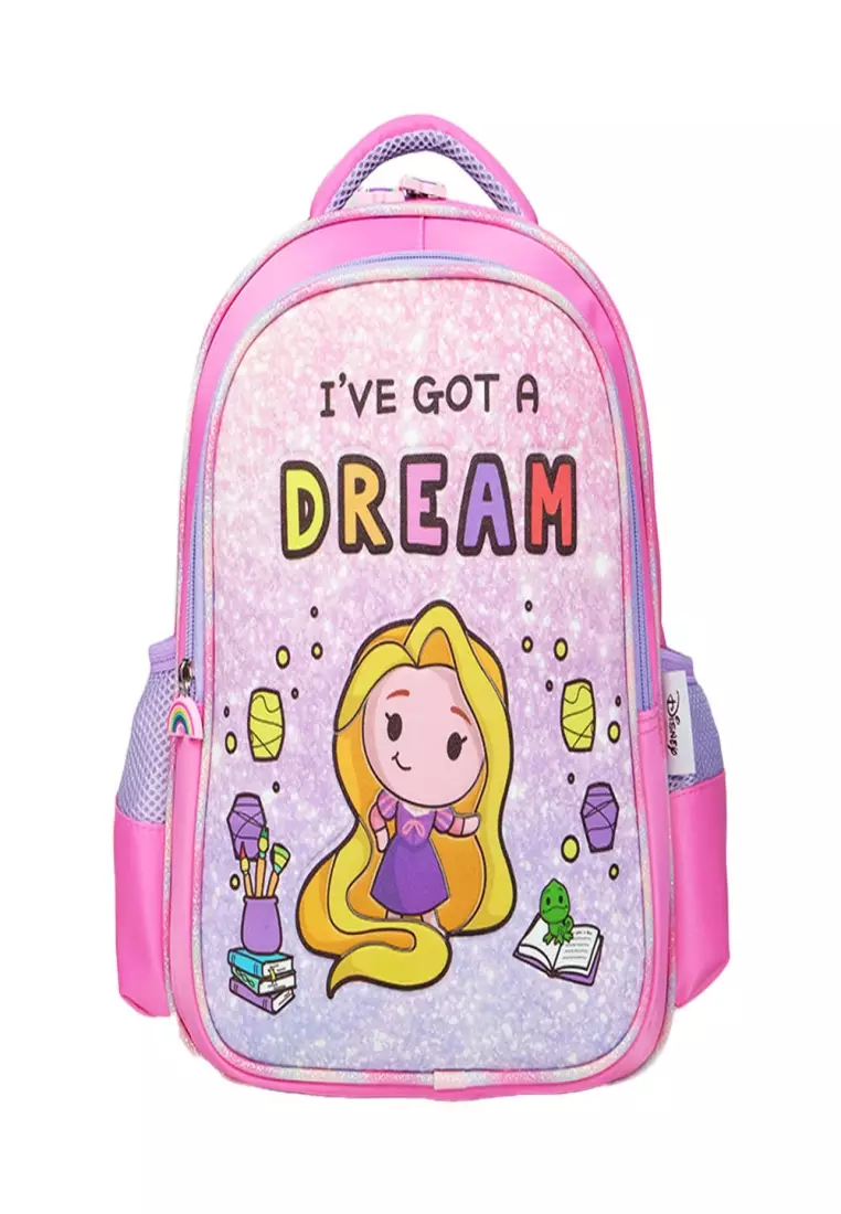 Buy Disney Poly Pac 14" Cute Princess Kindy School Bag Bag Backpack ...