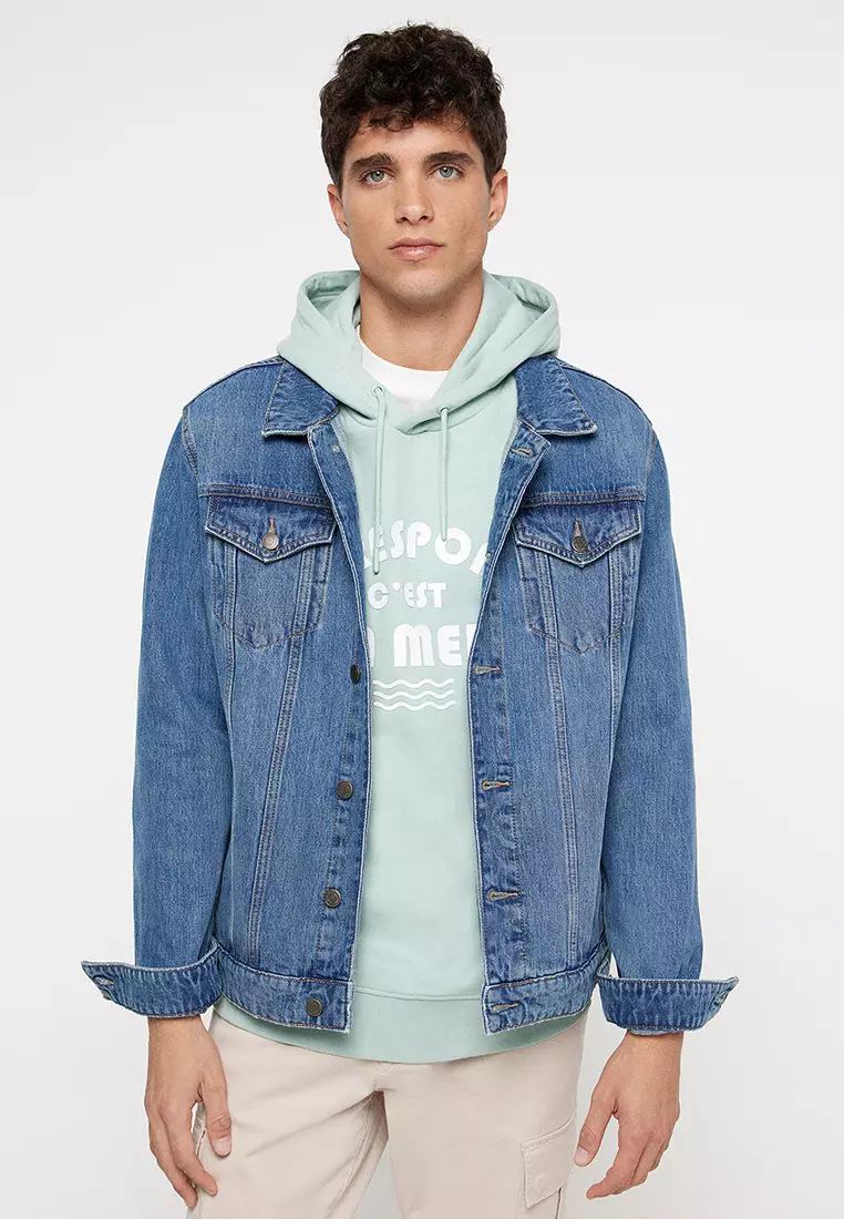 Buy Springfield Basic Denim Jacket 2025 Online | ZALORA Philippines