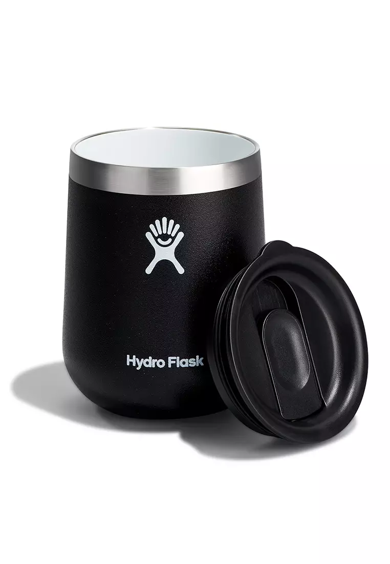Jual Hydro Flask Hydro Flask Ceramic Wine Tumbler Black 10Oz Original ...