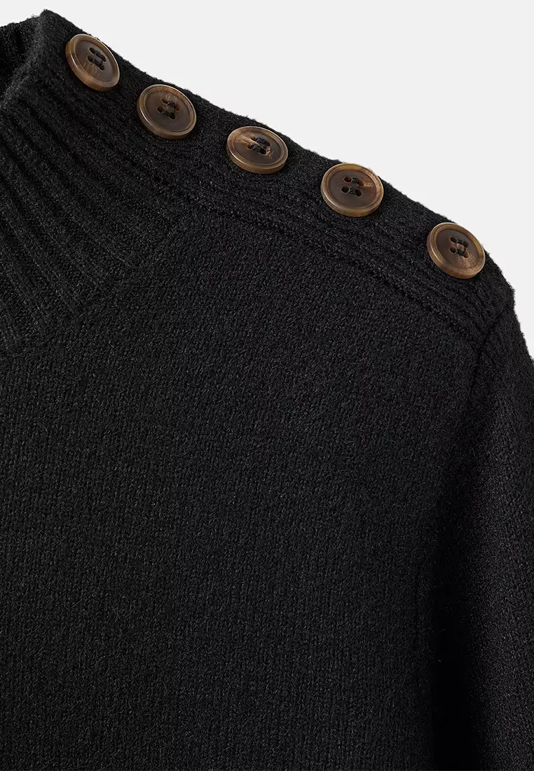 Buy Mango Button Knit Dress Online | ZALORA Malaysia