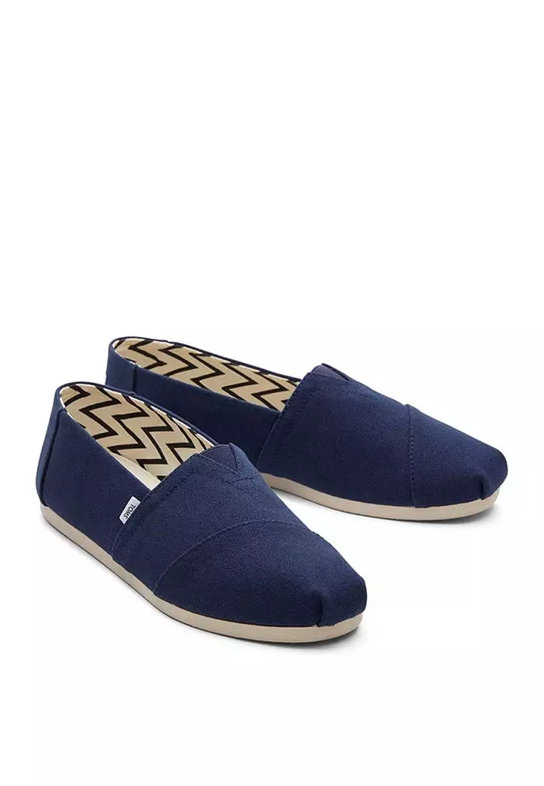 Buy TOMS Toms Men's Alpargata Slip On - Navy 2025 Online | ZALORA