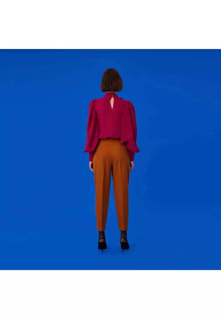 Buy EXQUISE EXQUISE Cigarette Pants-AMBER Online | ZALORA Malaysia