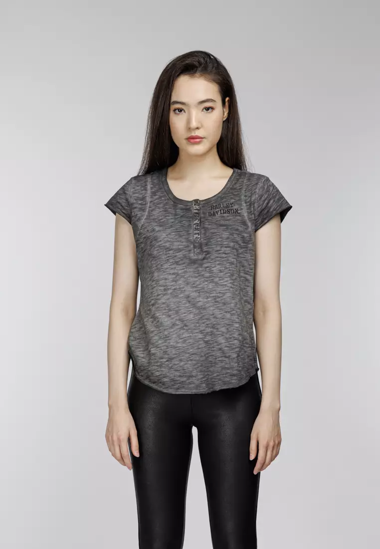 Harley-Davidson Harley-Davidson Cavalry Short Sleeve Henley 2024 | Buy Harley-Davidson Online ...