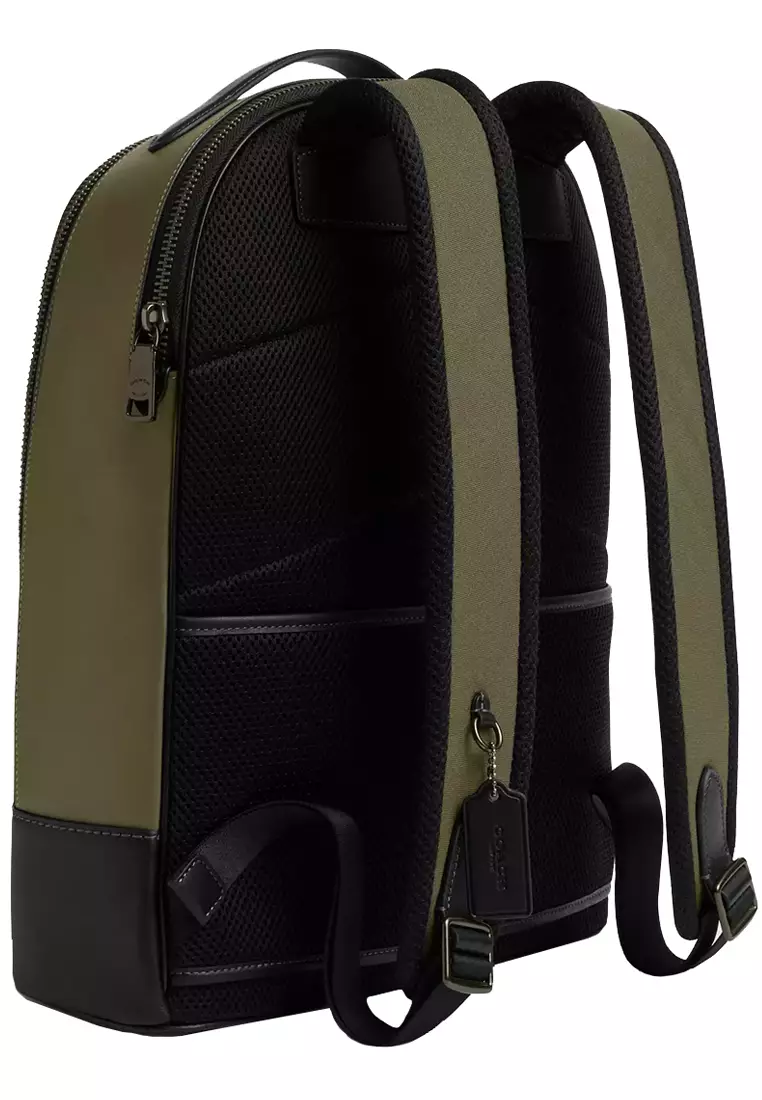 Buy Coach Ethan Backpack Bag In Olive Drab CO992 2025 Online | ZALORA