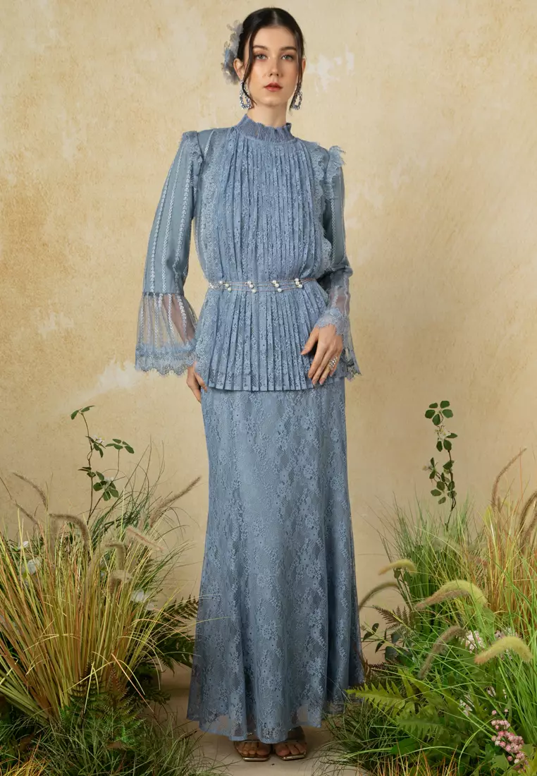 Jual Zalia Seliya Flare Top Kurung Set Original 2025 | ZALORA Indonesia