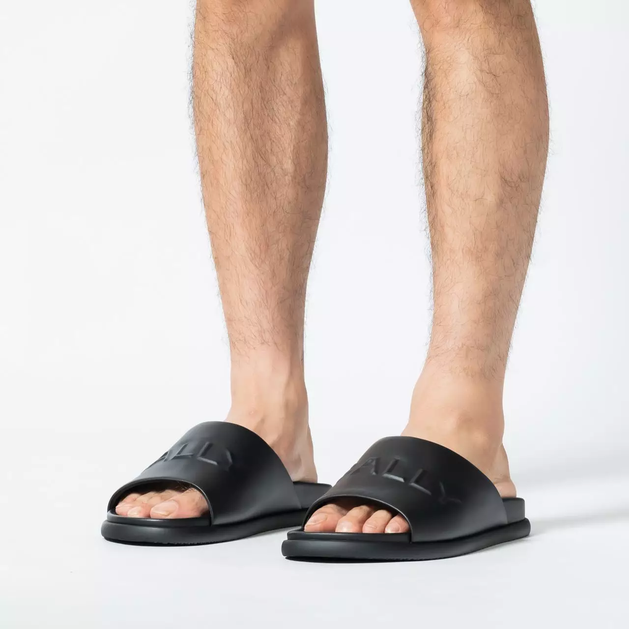 Jual BALLY Bally Nolan Calfskin Sandals Black Original 2025 | ZALORA ...