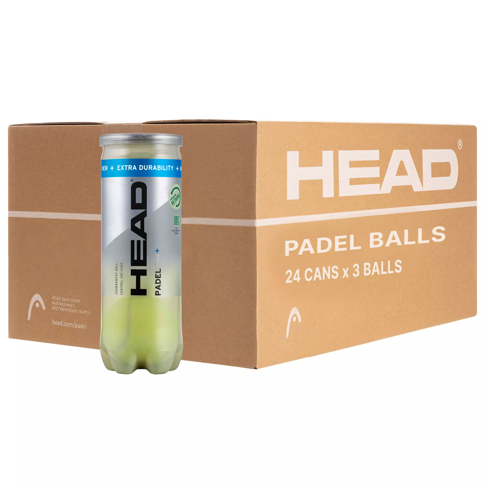 Jual Head HEAD Balls Padel Pro 3B 2025 540203 - Bola Padel Original ...