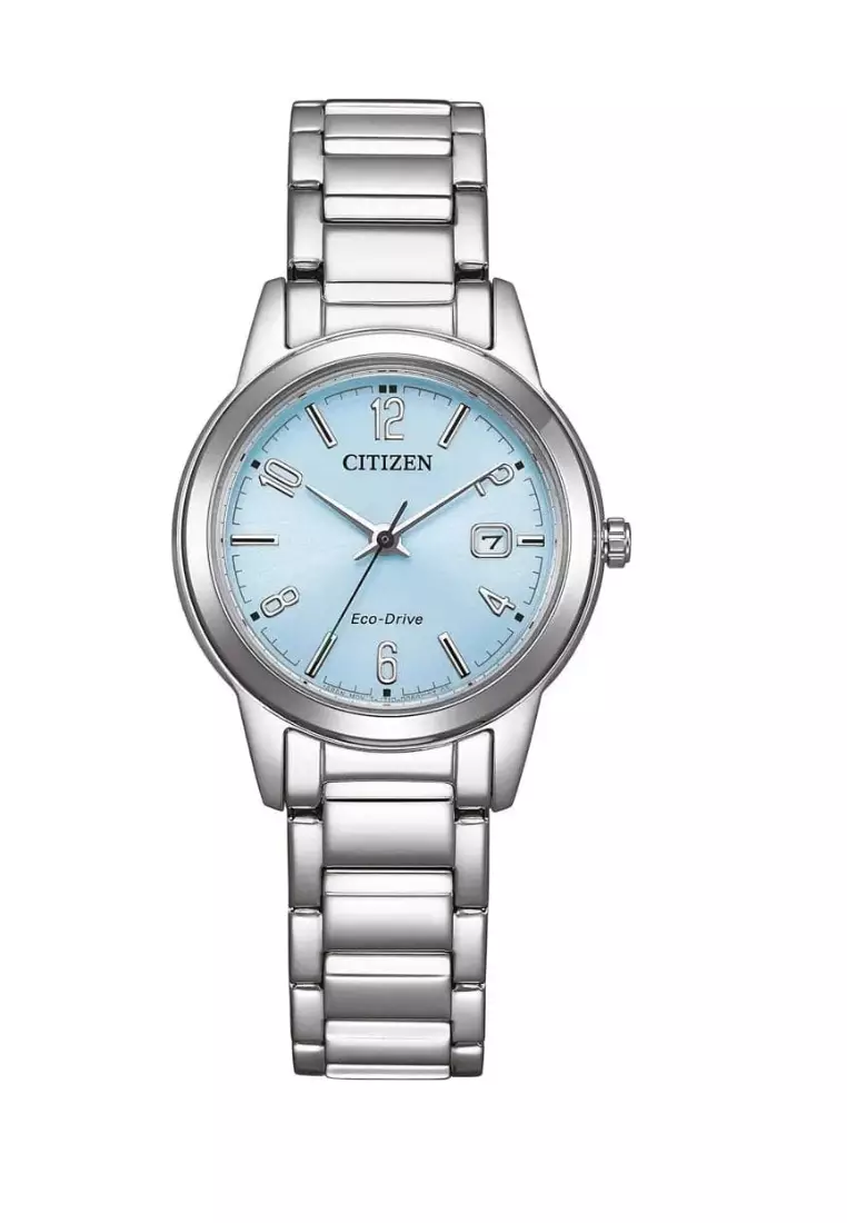 Buy Citizen Citizen Eco-Drive Blue Dial Silver Stainless Steel Strap Women Watch FE1241-71L 2025 ...