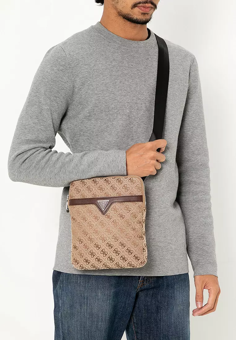 Jual Guess Vezzola Jacquard Round Bag Original 2025 | ZALORA Indonesia