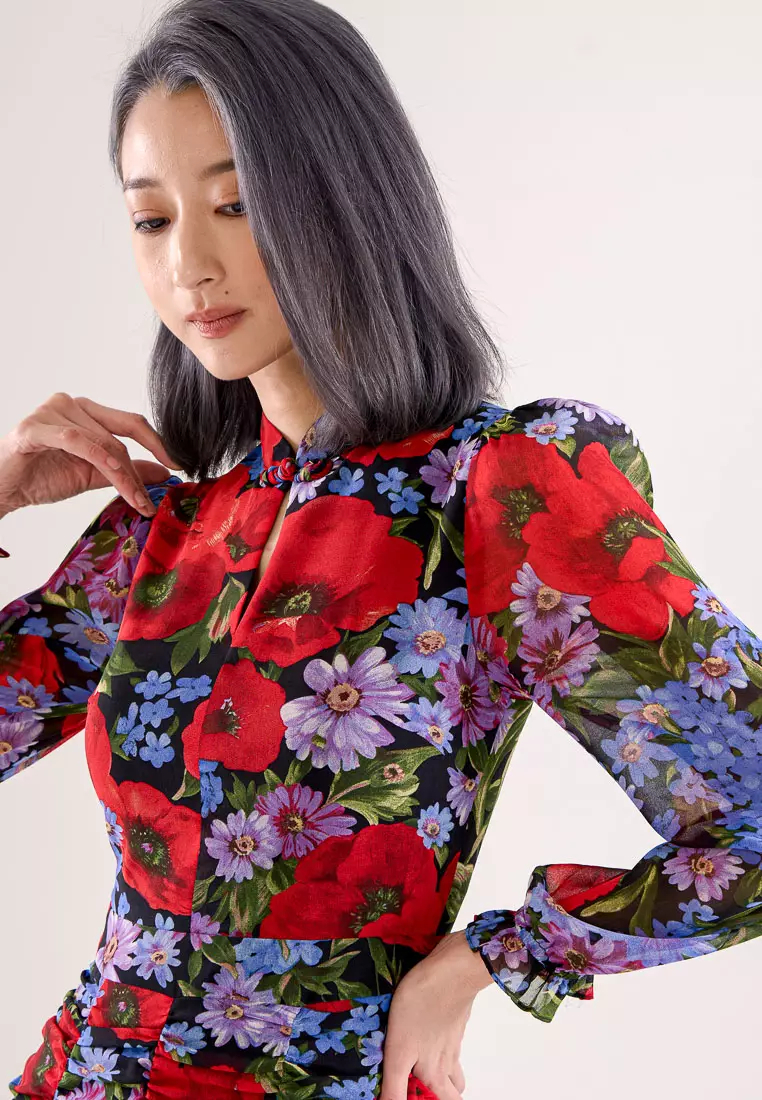 Dressing Paula High Neckline With Gathers-Detailed Dress 2025 | Buy ...