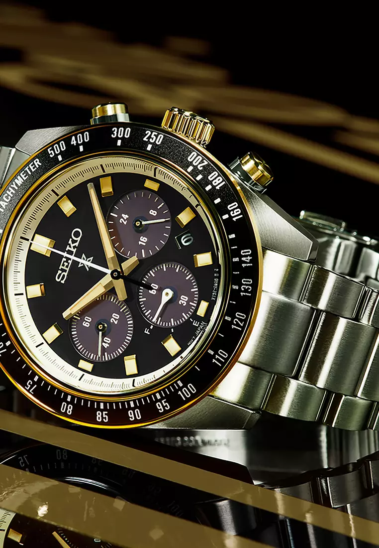 Seiko Seiko Prospex Speedtimer Men Solar Power Diver Watch SSC941P ...