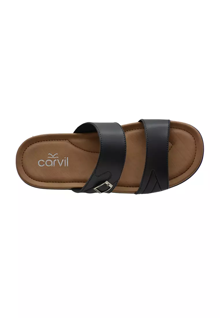 Jual CARVIL Carvil SANDAL FLAVO-02 M BLACK Original 2024 | ZALORA ...
