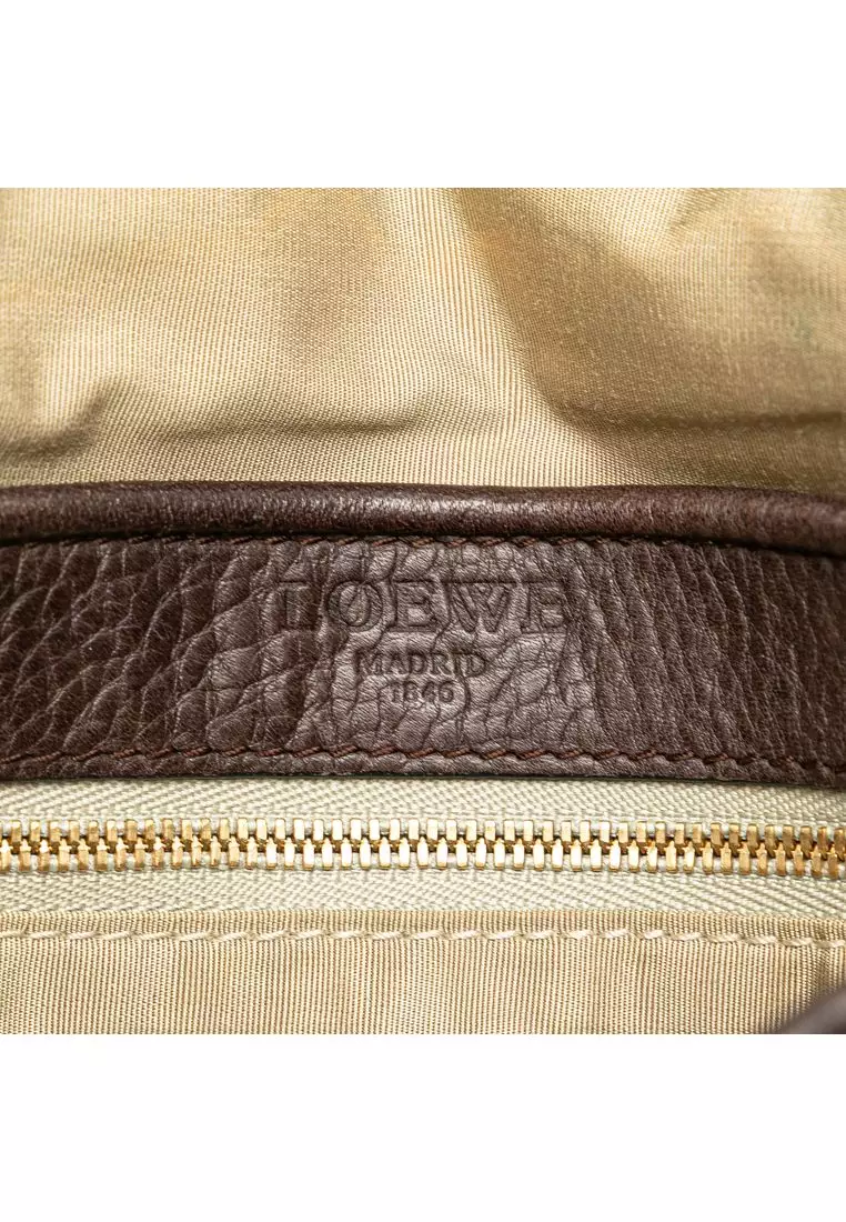 Buy Loewe Pre-Loved Loewe Leather Heritage Crossbody 2025 Online ...