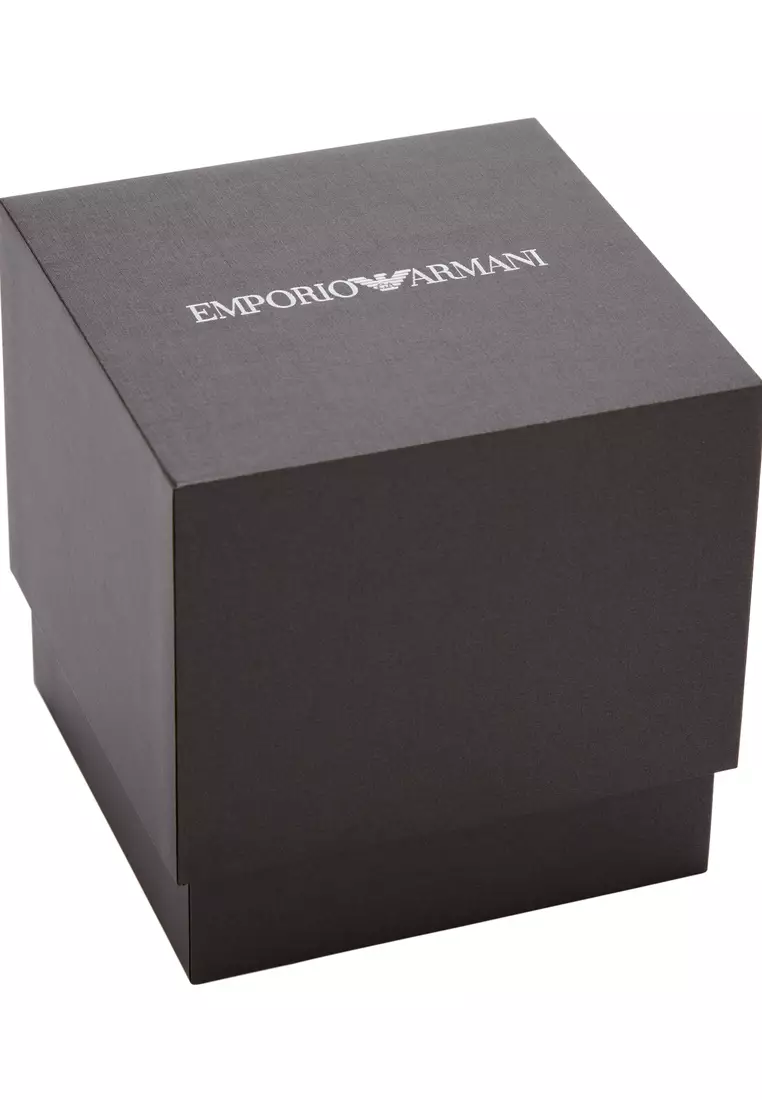 Buy Emporio Armani Emporio Armani Men's silver Stainless Steel Watch ...