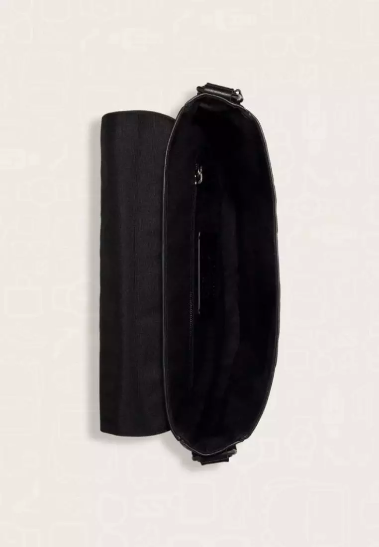 Jual Coach Coach Houston Map Bag In Signature Leather Black Original ...