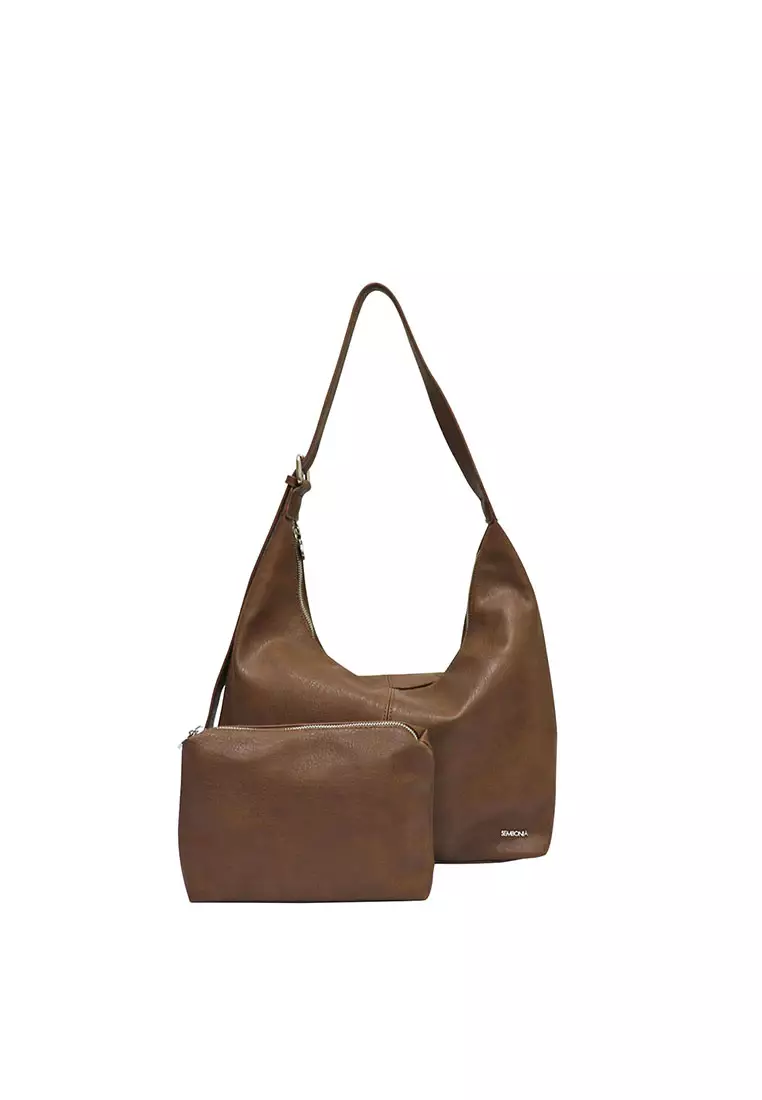 Buy SEMBONIA Sembonia Soft Faux Leather Shoulder Bag 63878-001 2025 ...