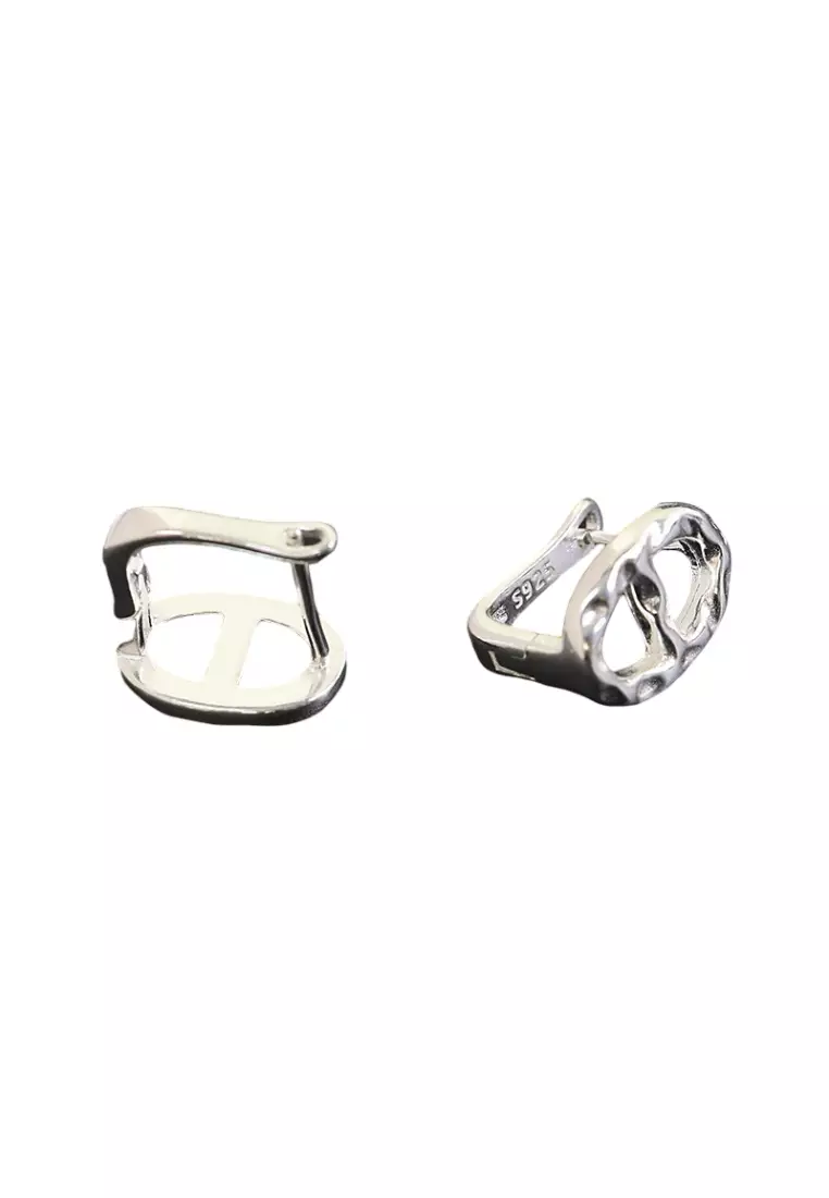 Buy XAFITI S925 silver pig nose ear clips 2025 Online | ZALORA