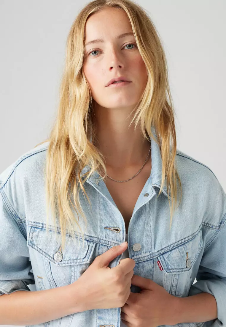 Buy Levi's Women's Shrunken '90s Trucker Jacket A9155-0010 Online ...